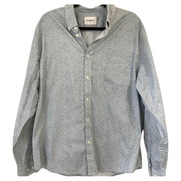 Goodfellow & Co | Shirts | Mens Goodfellow Co Button Up Blue Floral ...